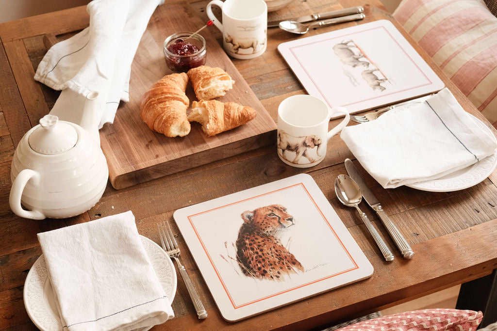 Safari Wildlife Table Mats - A Limited-Edition – Honeysuckle & Rose